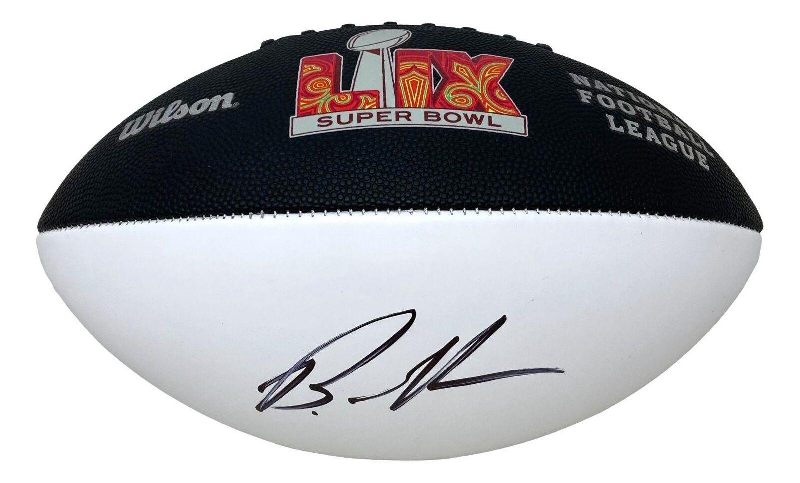 Brandon Graham Signed Super Bowl LIX Logo Football (Beckett) | Pristine ...