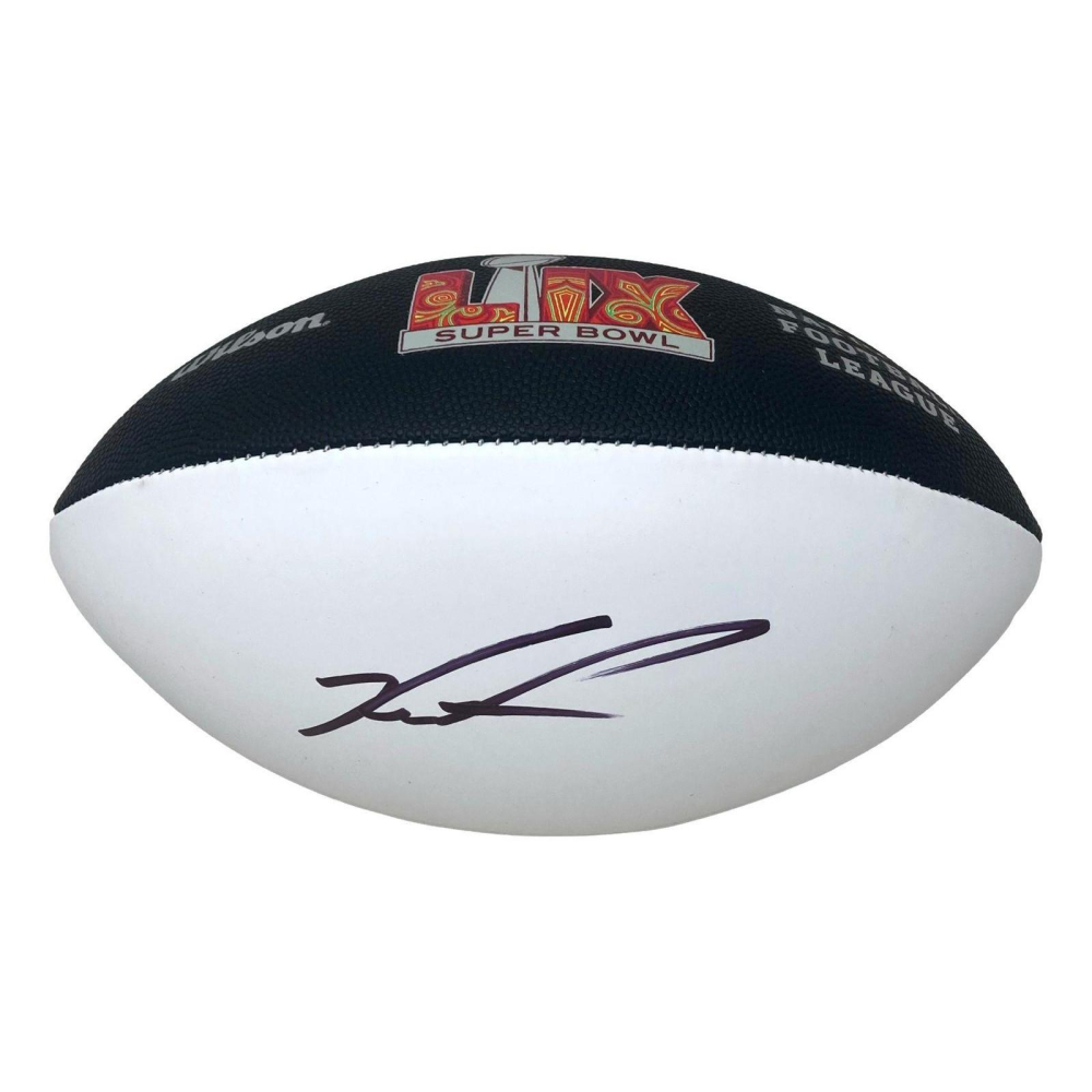 Jalen Carter Signed Super Bowl LIX Logo Football (Beckett) | Pristine ...