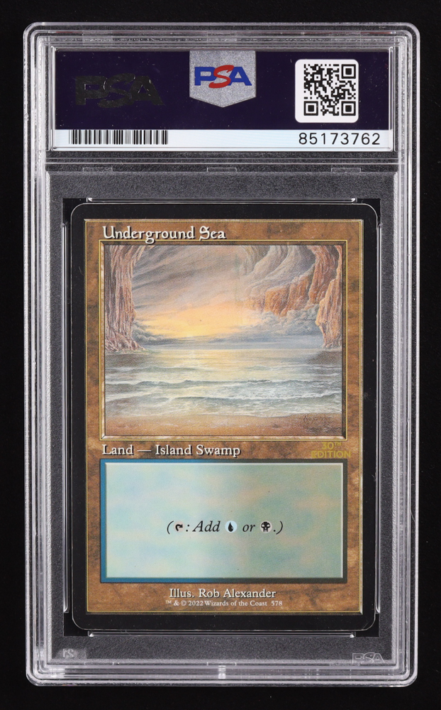 Rob Alexander Signed 2022 Magic The Gathering 30th Anniversary #578 Underground Sea R (PSA ...