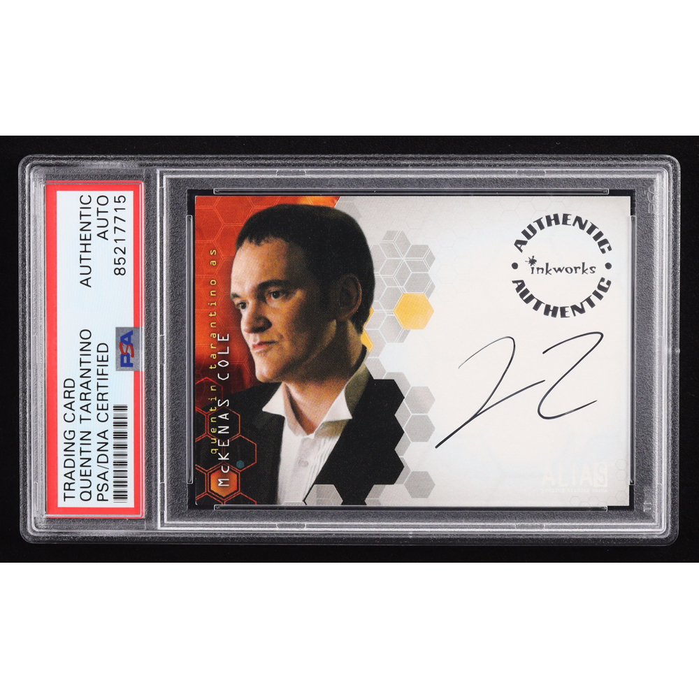 Quentin Tarantino Signed "Alias" Custom Trading Card (PSA) | Pristine ...