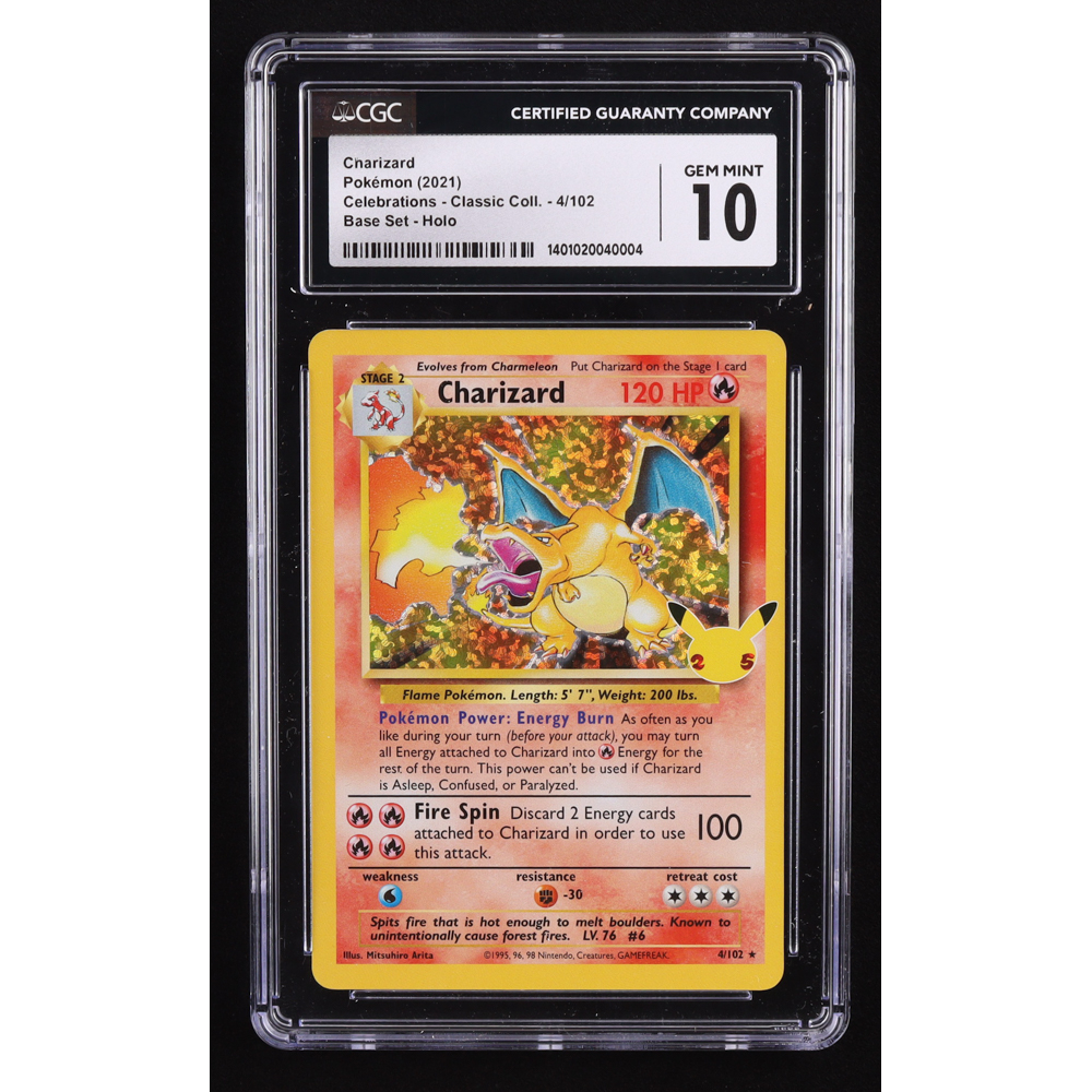 Charizard 2021 Pokemon Celebrations Classic Collection Confetti ...