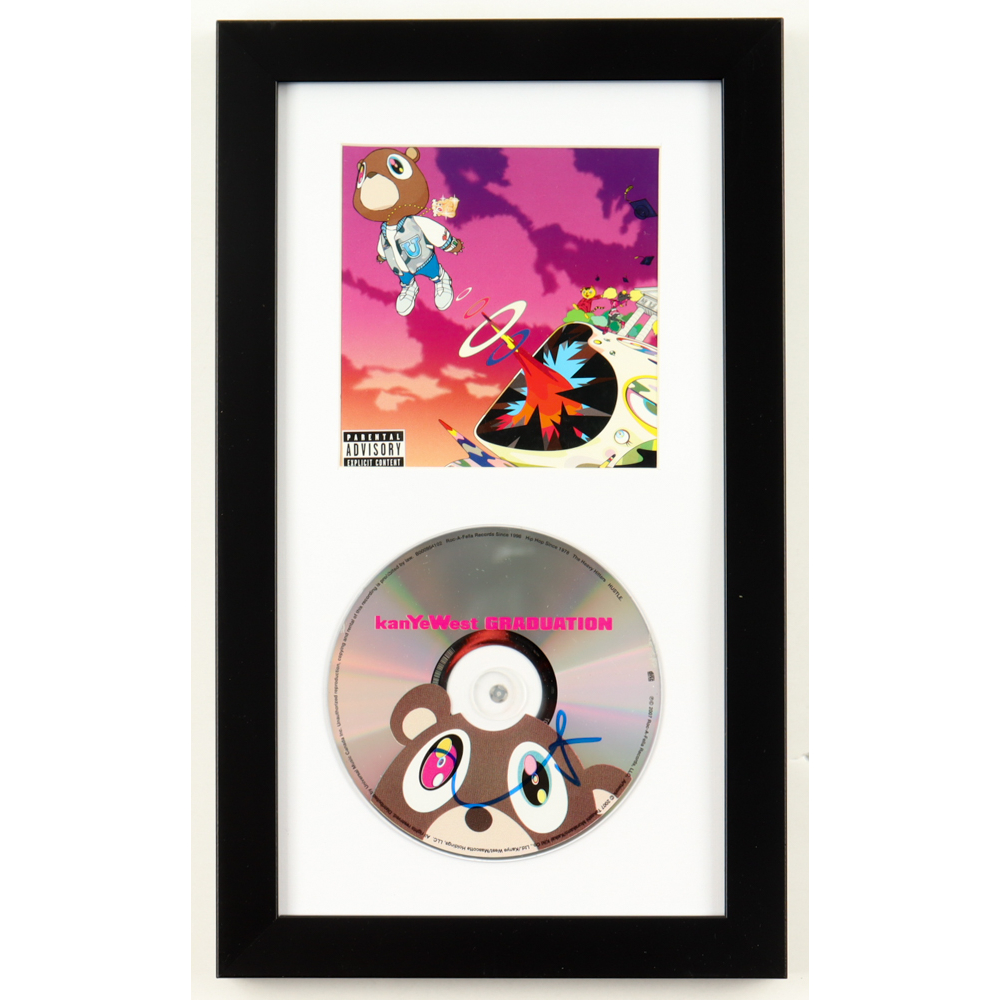Kanye West Signed Custom Framed "Graduation" CD Insert Display (Beckett ...