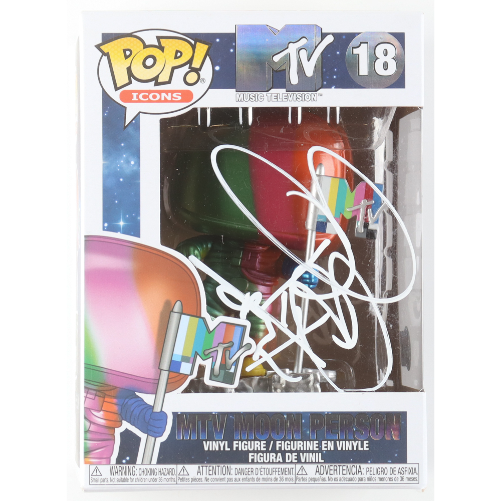 Tyson Ritter Signed MTV #18 MTV Moon Person Funko Pop! Vinyl Figure ...