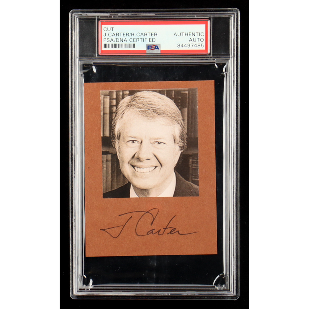 Jimmy Carter Signed Cut (PSA) | Pristine Auction