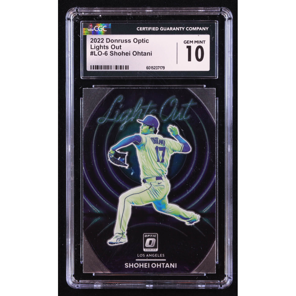 Shohei Ohtani 2022 Donruss Optic Lights Out #6 (CGC 10) | Pristine Auction