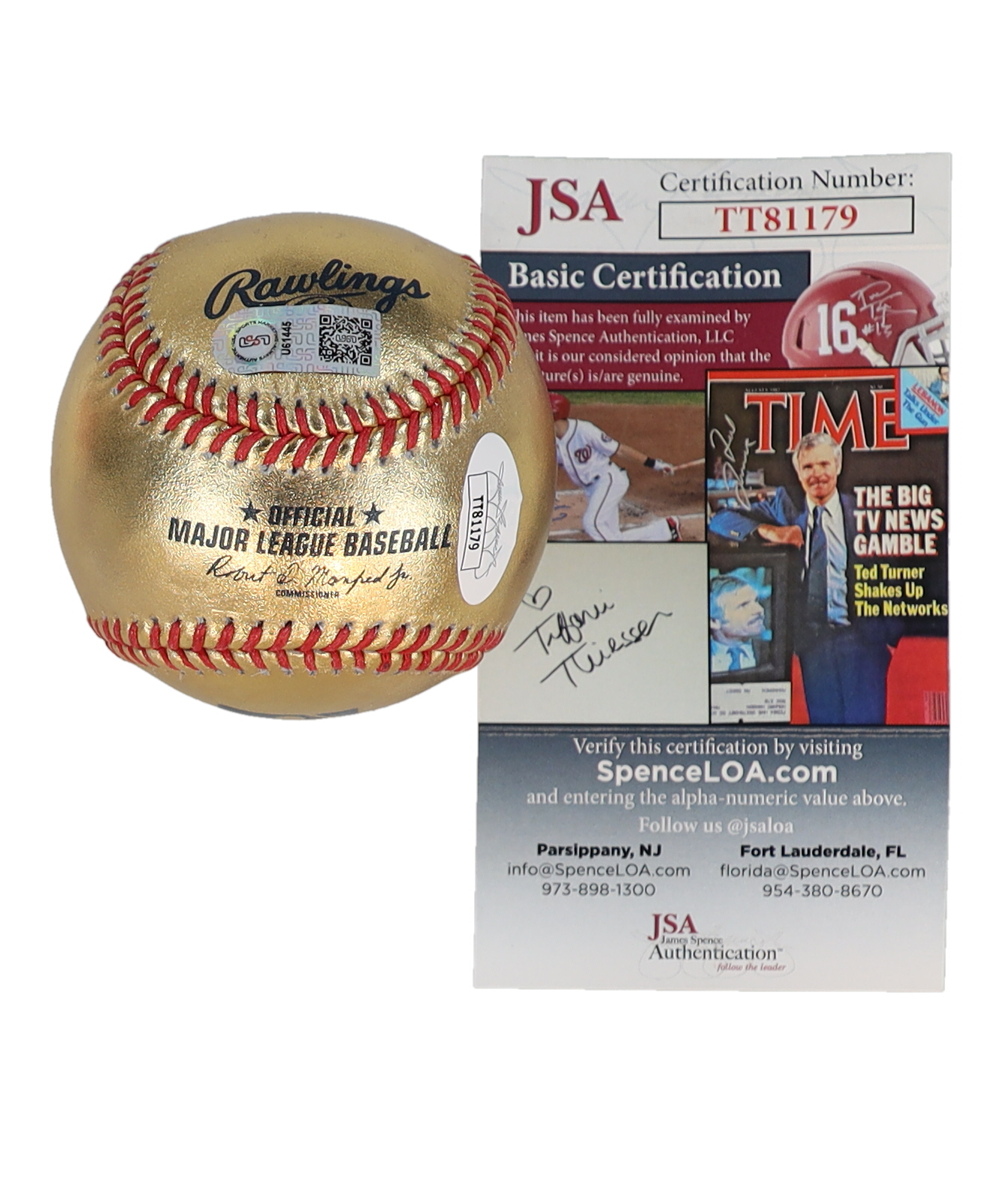 Nolan Arenado Signed OML Gold Leather Baseball Inscribed "Nolan Being ...