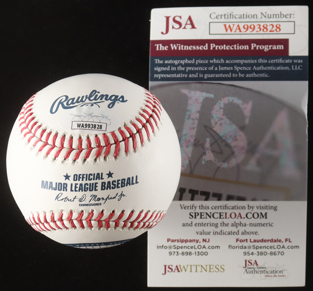 Jim Kaat Signed OML Commemorative Logo Baseball Inscribed "HOF 2022 ...