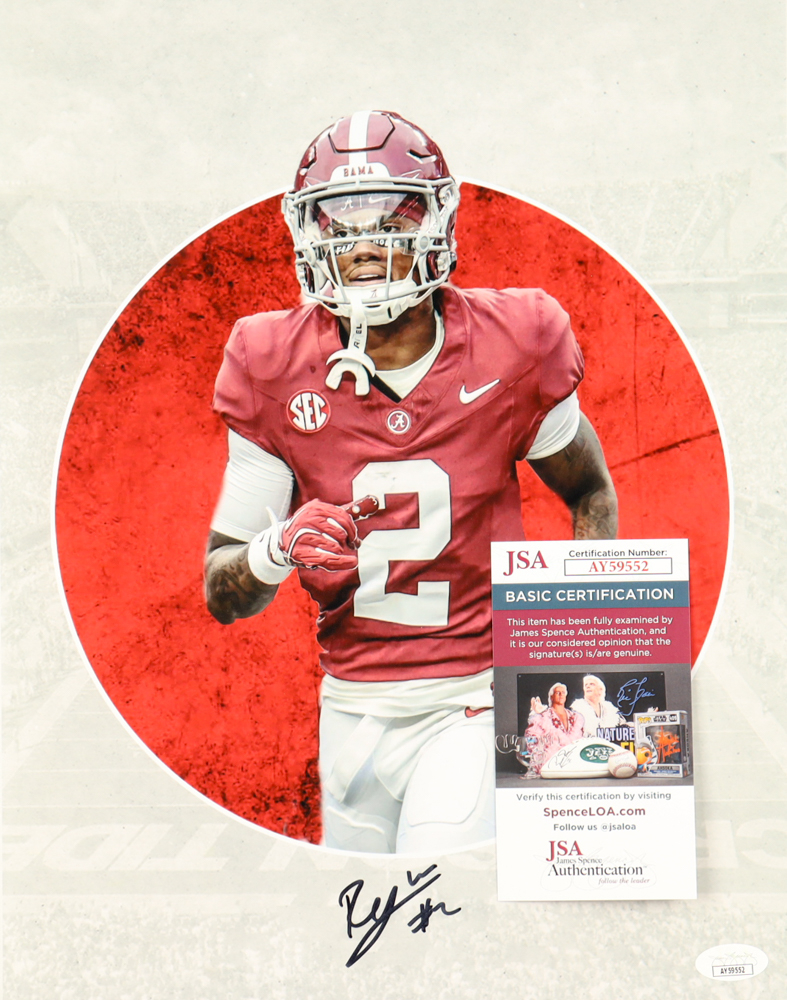 Ryan Williams Signed Alabama Crimson TIde 11x14 Photo (JSA) | Pristine ...