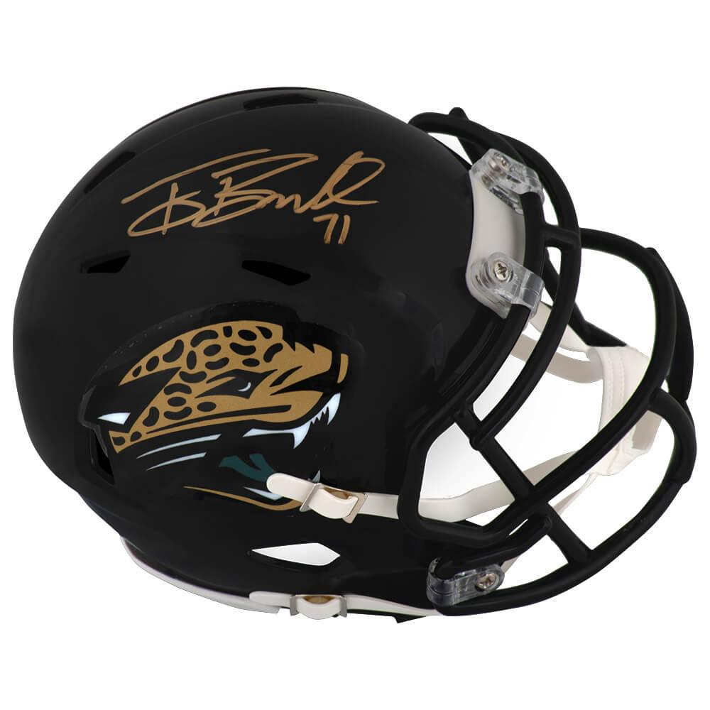 Tony Boselli Signed Jaguars Throwback Alternate Speed Mini Helmet ...