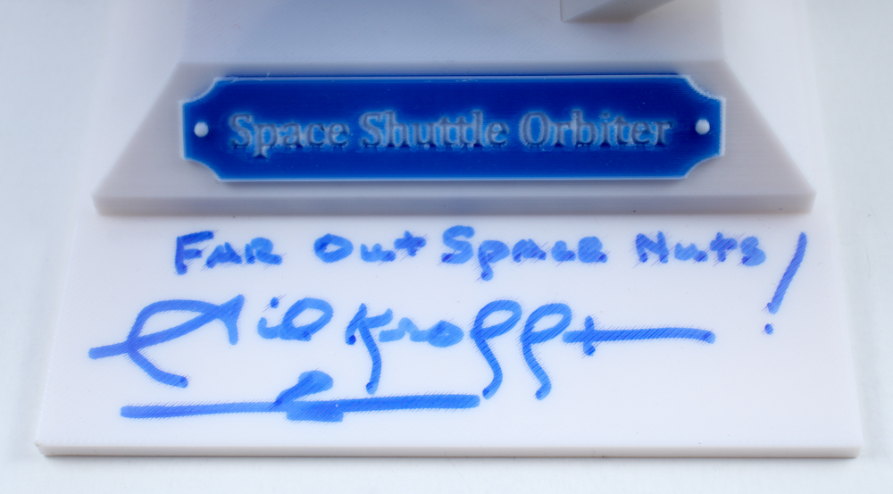Sid Krofft Signed NASA 3D-Printed Rocket Inscribed "Far Out Space Nuts ...