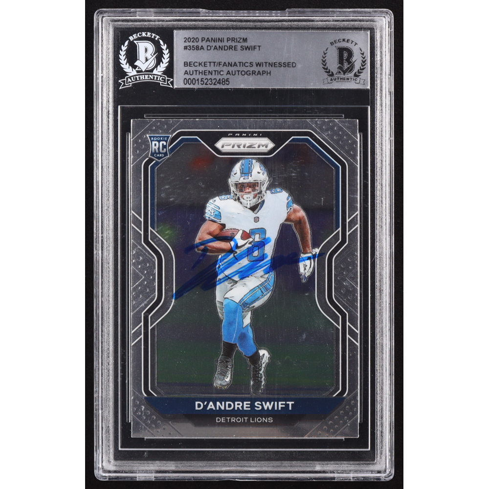 D'Andre Swift Signed 2020 Panini Prizm #358A RC (BGS) | Pristine Auction