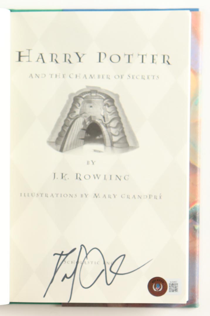 Daniel Radcliffe Signed "Harry Potter and the Chamber of Secrets ...
