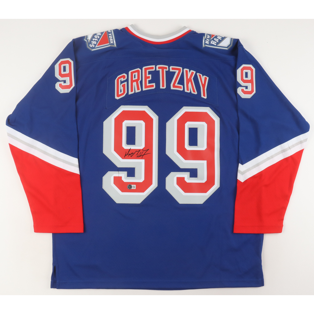 Wayne Gretzky Signed Rangers Jersey (Beckett) | Pristine Auction