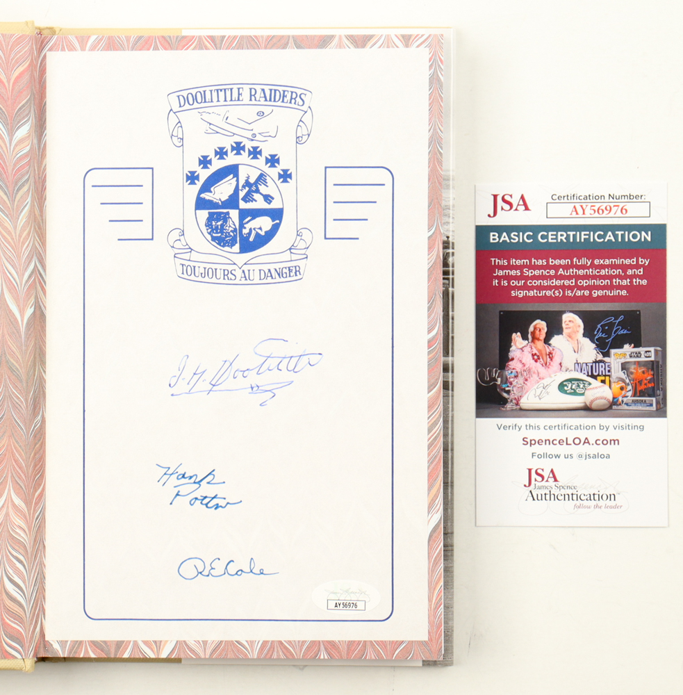 Jimmy Doolittle Multi Signed The Doolittle Raid Book (JSA) x3 Doolittle ...