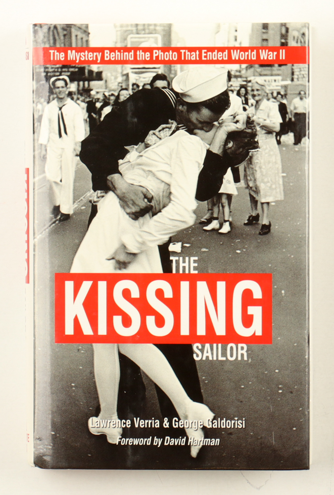 George Mendonsa Signed "The Kissing Sailor" Book WWII VJ Day Kissing ...