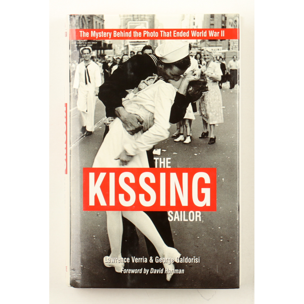 George Mendonsa Signed "The Kissing Sailor" Book WWII VJ Day Kissing ...