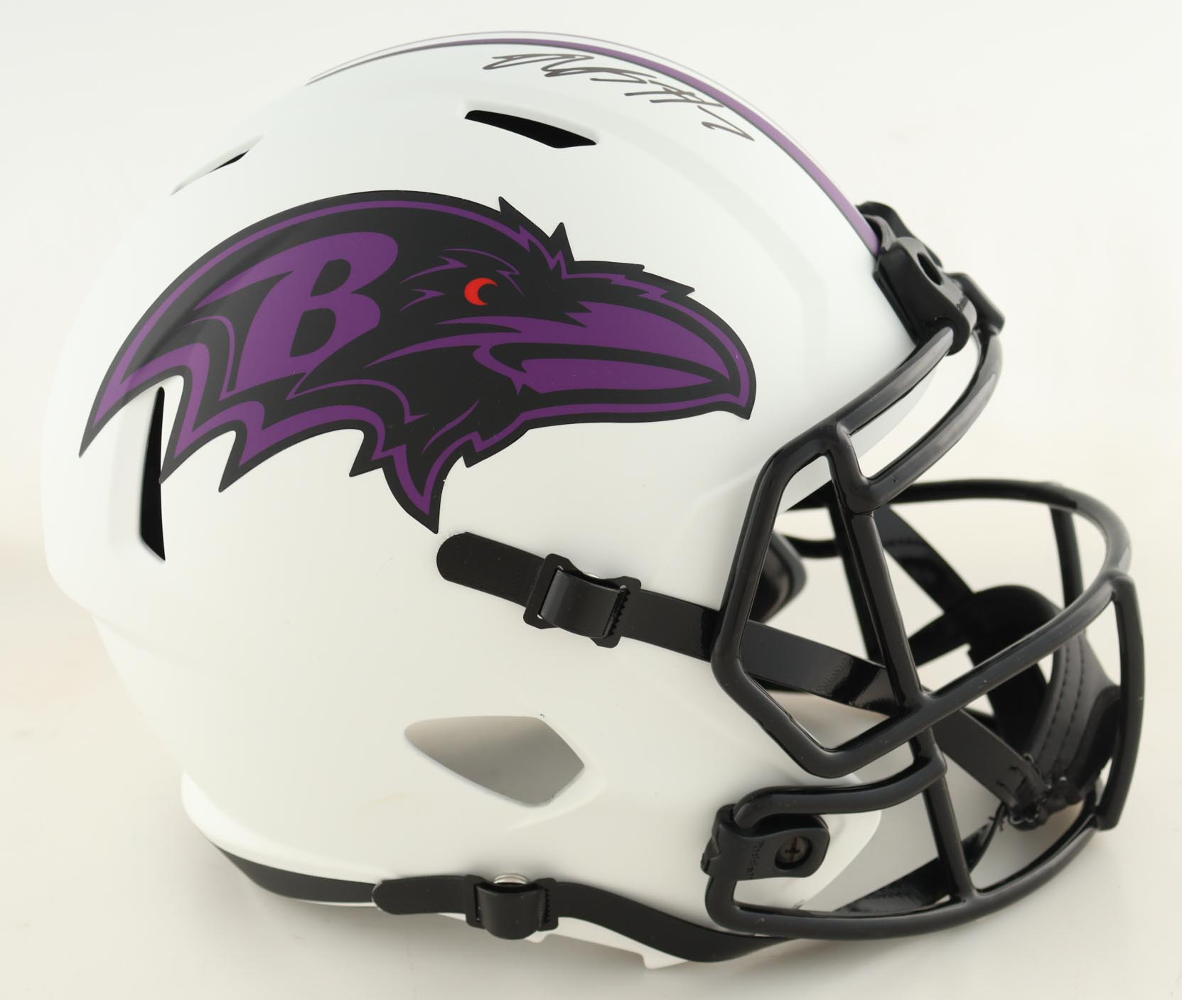 Rashod Bateman Signed Ravens Full-Size Lunar Eclipse Alternate Speed ...