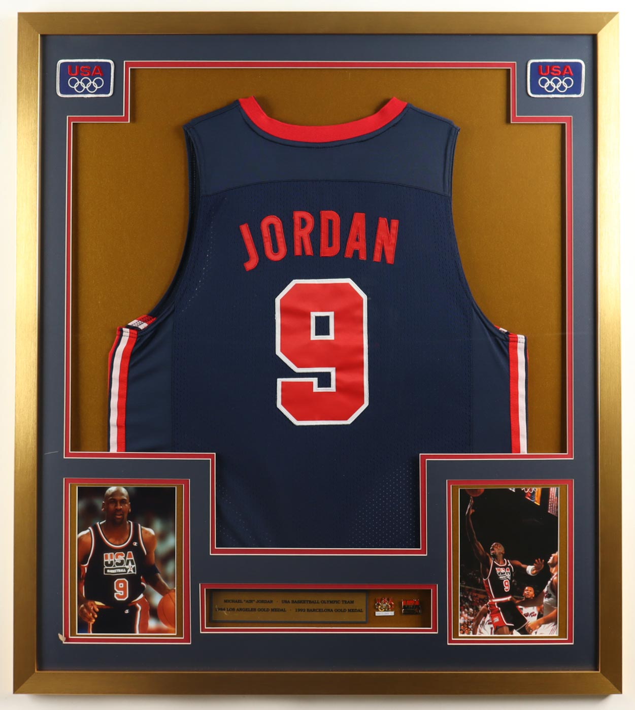 Michael Jordan Team USA Custom Framed Jersey Display With Team USA ...