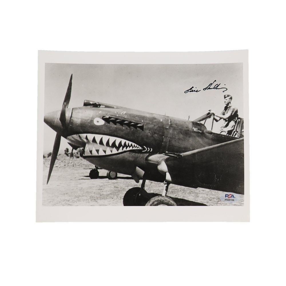 Erik Shilling Signed 8x10 Photo WWII AVG Flying Tiger Pilot (PSA ...