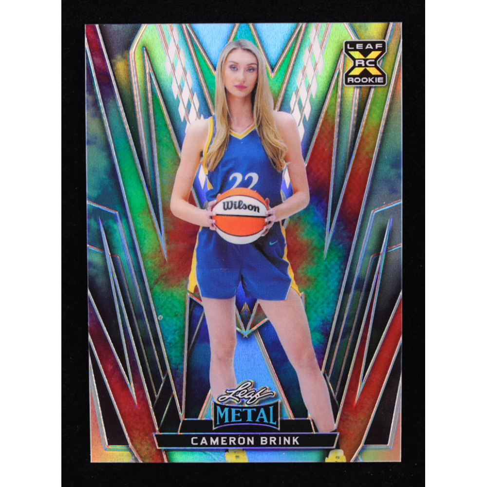 Cameron Brink 2024 Leaf Metal Women of Sport Promos Prismatic Oil Spill #PROMO4 RC | Pristine ...