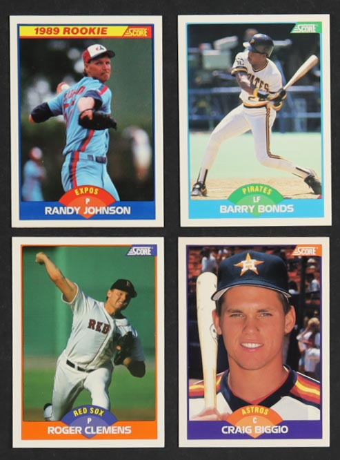 1989 Score Baseball Complete Set of (660) Cards with Craig Biggio #237 ...