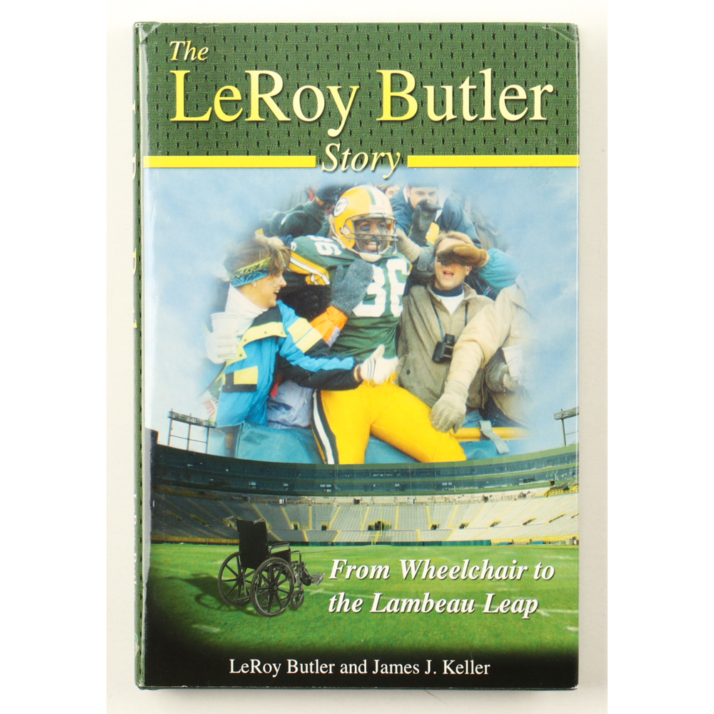 LeRoy Butler Signed "The LeRoy Butler Story" Hardcover Book ...