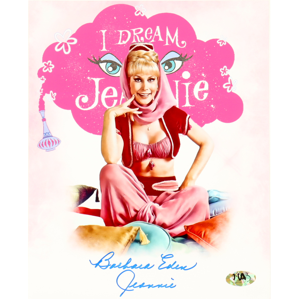 Barbara Eden Signed "I Dream of Jeannie" 8x10 Photo Inscribed "Jeannie" (MAB) | Pristine Auction