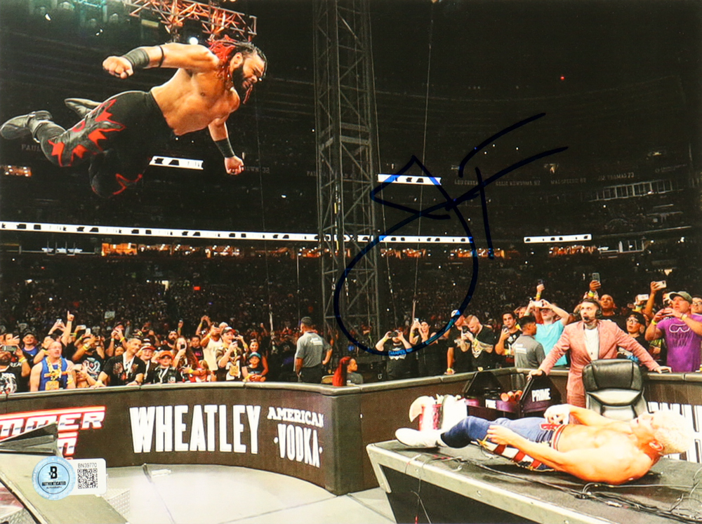Jacob Fatu Signed WWE 8x10 Photo (PSA) | Pristine Auction