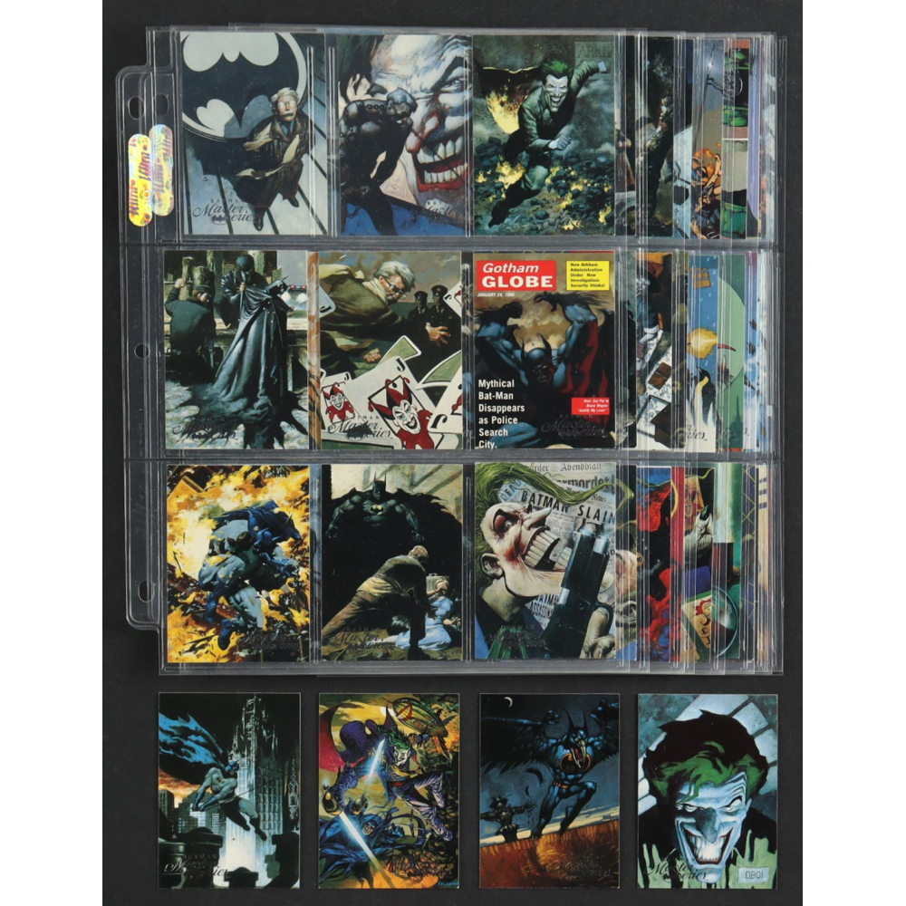 1995 SkyBox Batman Master Series Complete Set of (90) Cards with Gotham ...