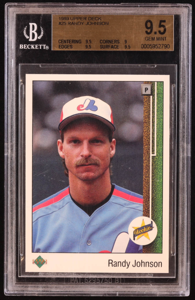 Randy Johnson 1989 Upper Deck #25 RC (BGS 9.5) | Pristine Auction