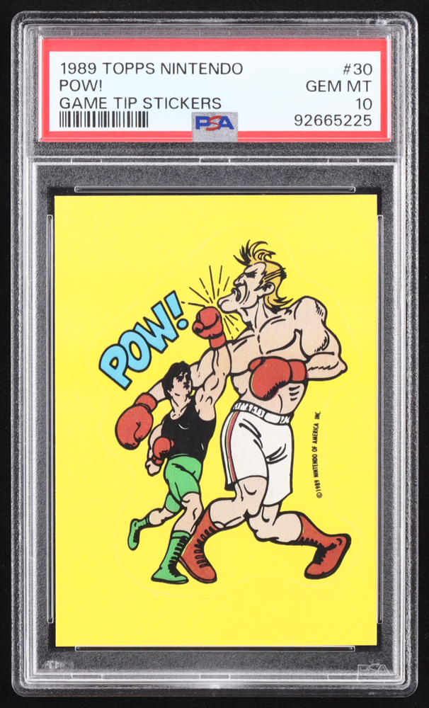 Pow! 1989 Topps Nintendo #30 (PSA 10) | Pristine Auction