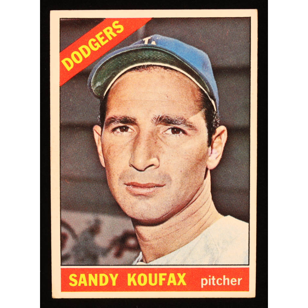 Sandy Koufax 1966 Topps #100 | Pristine Auction