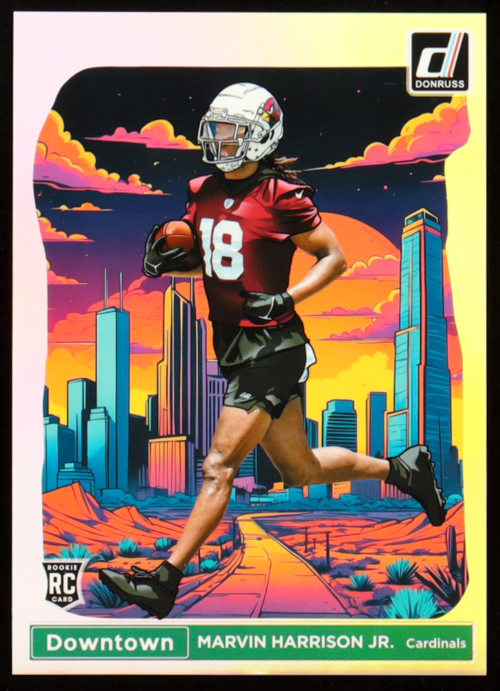 Marvin Harrison Jr. 2024 Donruss Downtown! Oversize #12 RC | Pristine ...