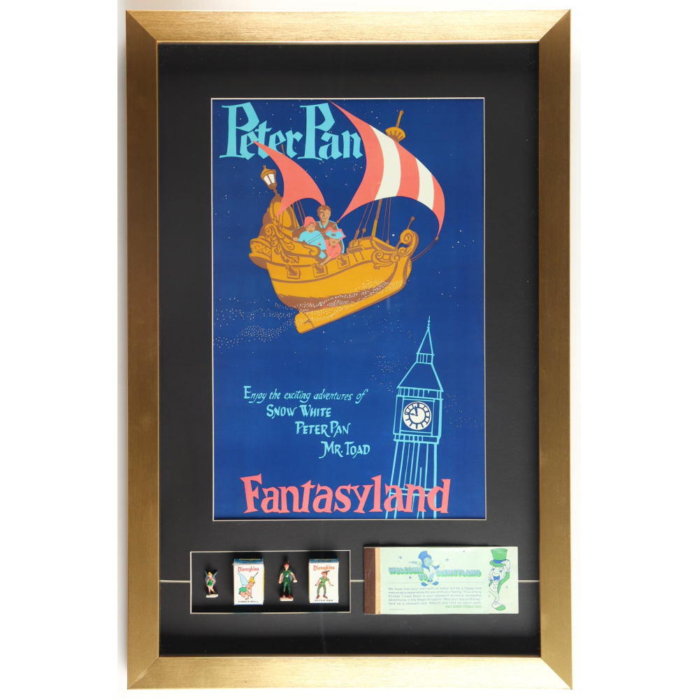 Disneyland "Peter Pan" Fantasyland Custom Framed Print Display with ...