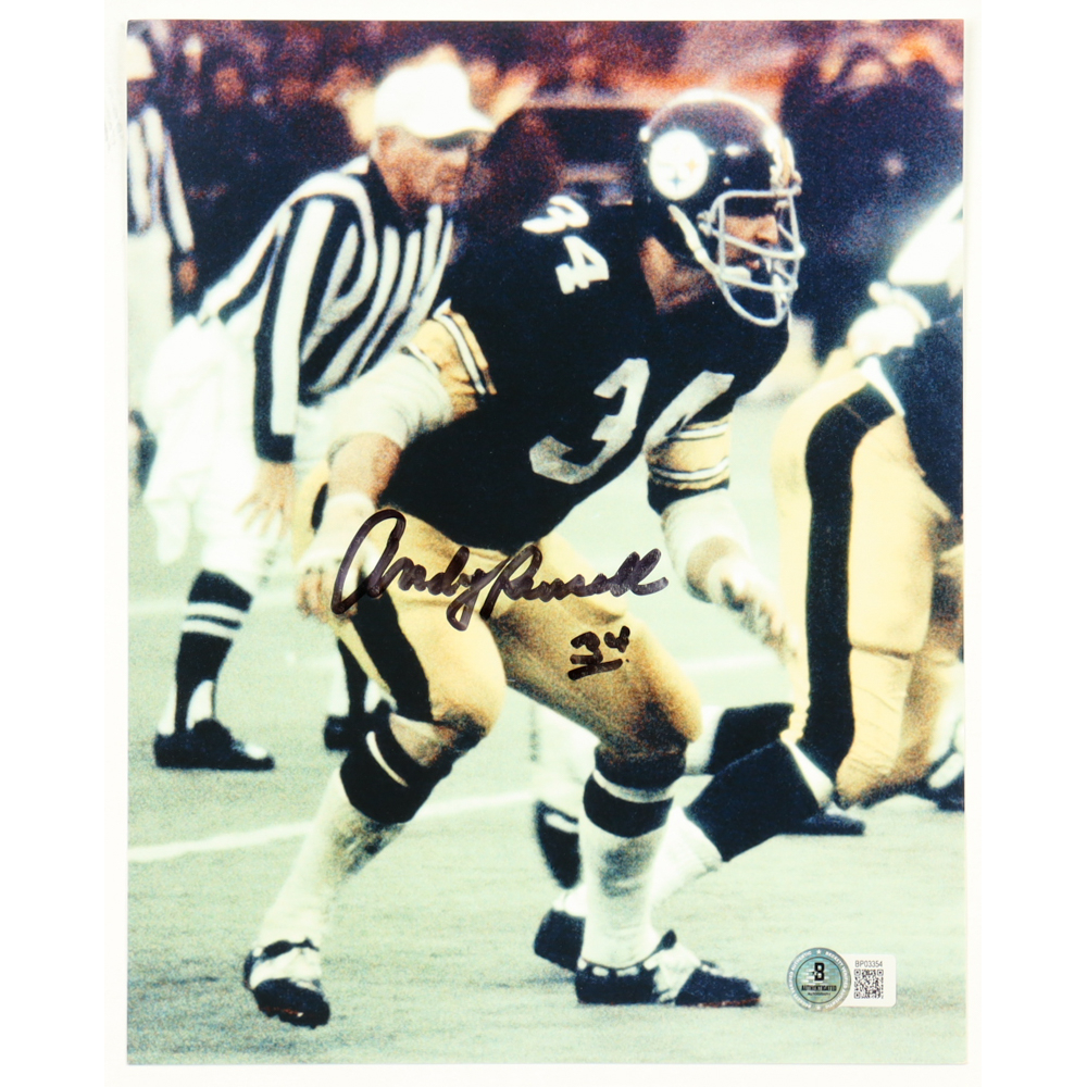 Andy Russell Signed Steelers 8x10 Photo (Beckett) | Pristine Auction