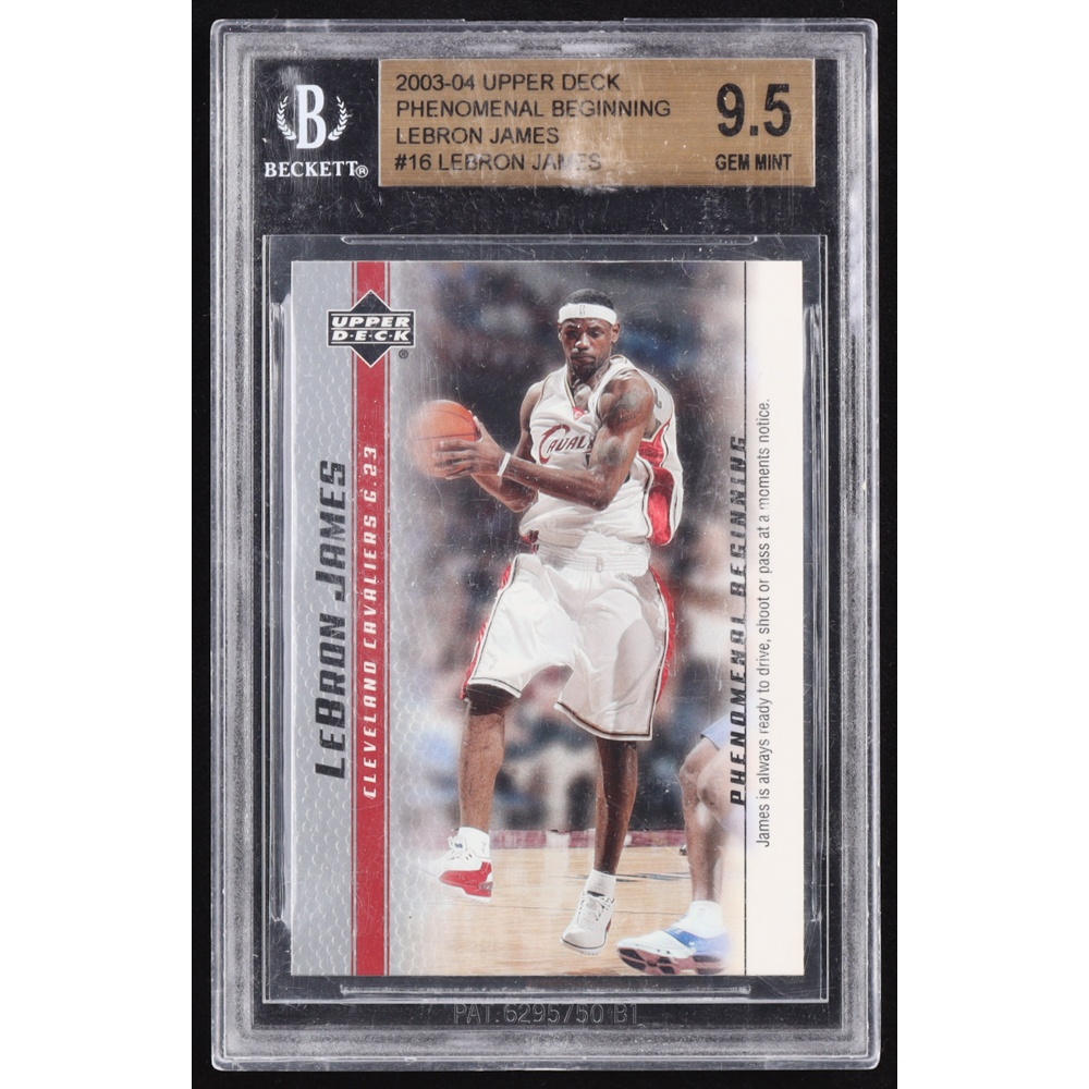 LeBron James 2003-04 Upper Deck Phenomenal Beginning LeBron James #16 ...