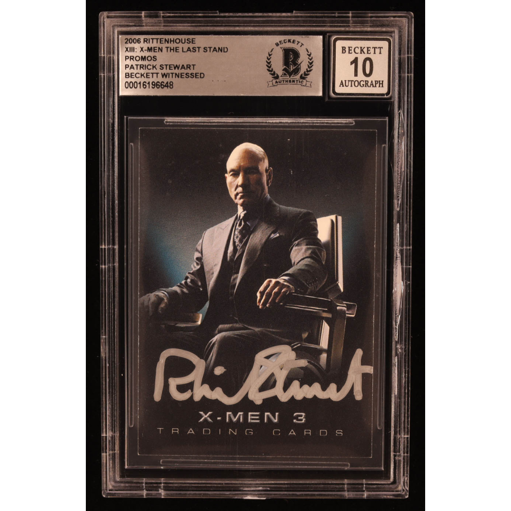Patrick Stewart Signed 2006 Rittenhouse X-Men The Last Stand Promos #P1 ...