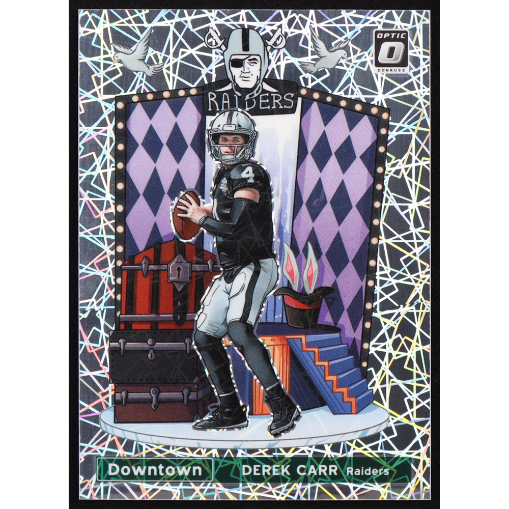 Derek Carr 2021 Donruss Optic Downtown! #26 | Pristine Auction