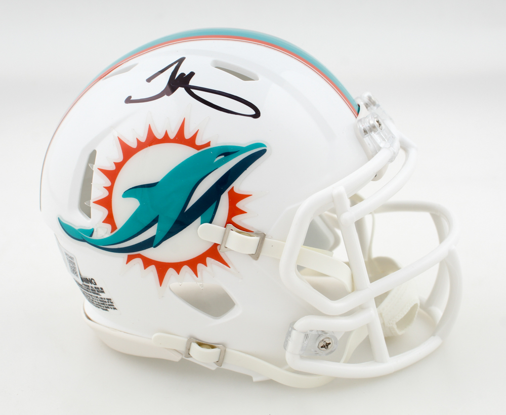Tyreek Hill Signed Dolphins Speed Mini Helmet (Beckett) | Pristine Auction