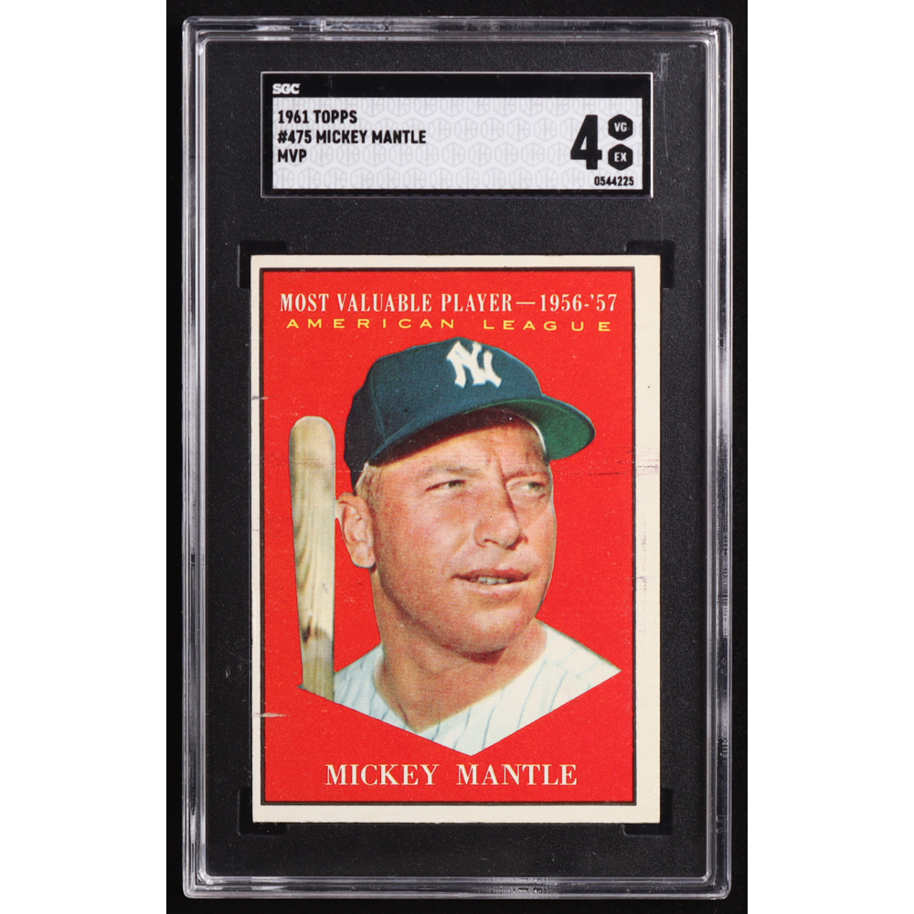Mickey Mantle 1961 Topps #475 MVP (SGC 4) | Pristine Auction