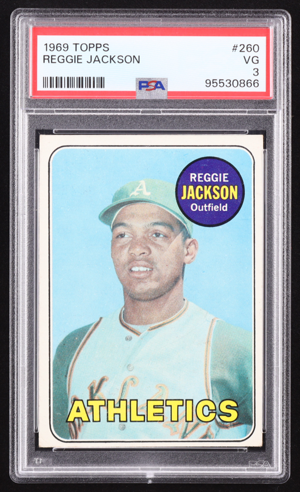 Reggie Jackson 1969 Topps #260 RC (PSA 3) | Pristine Auction