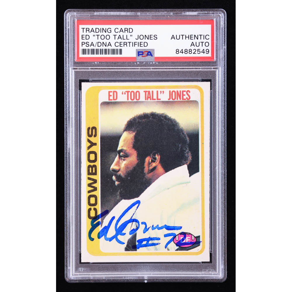 Ed Too Tall Jones Signed 1978 Topps #429 (PSA) | Pristine Auction