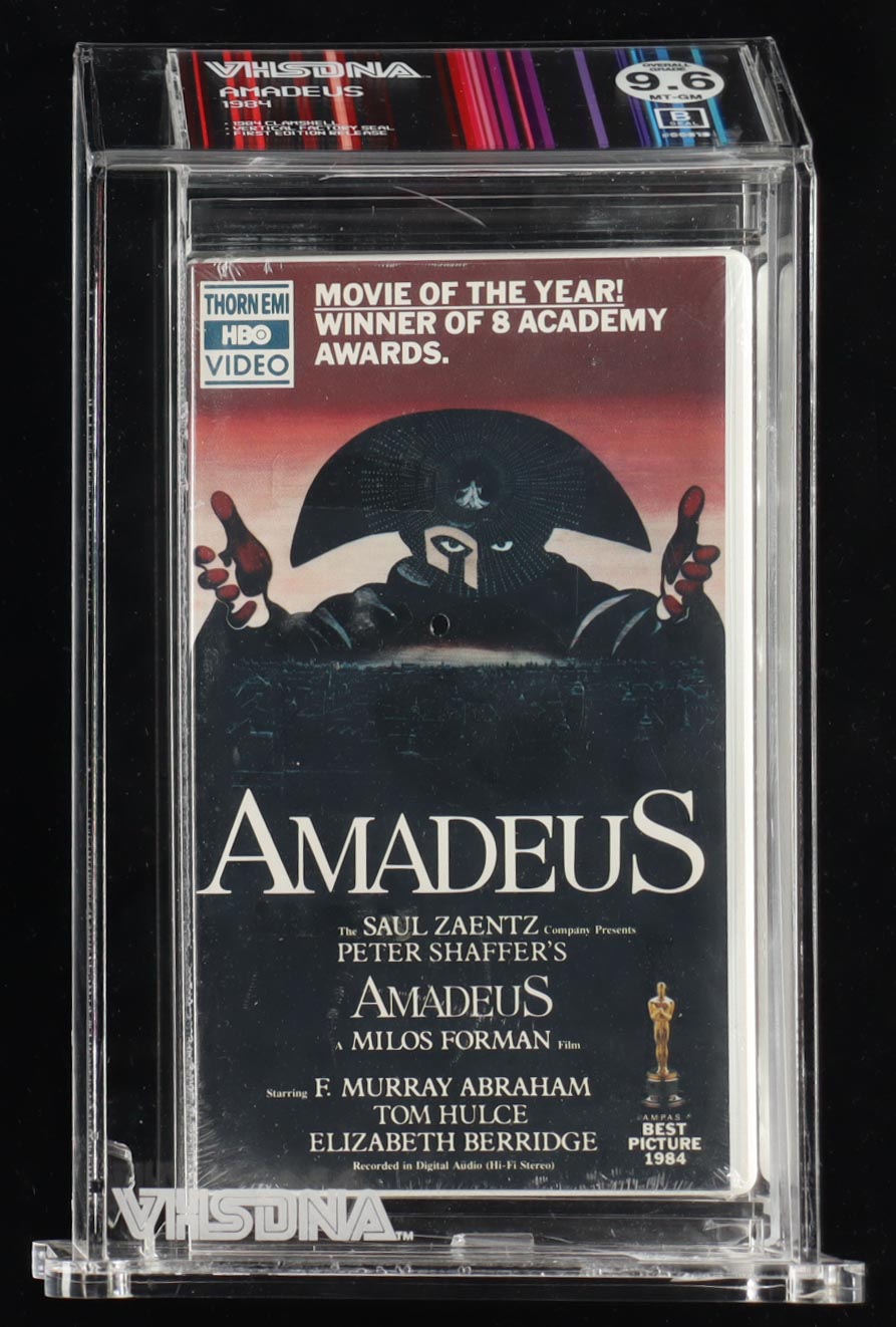 1984 "Amadeus" First Edition VHS Tape (Beckett 9.6) | Pristine Auction