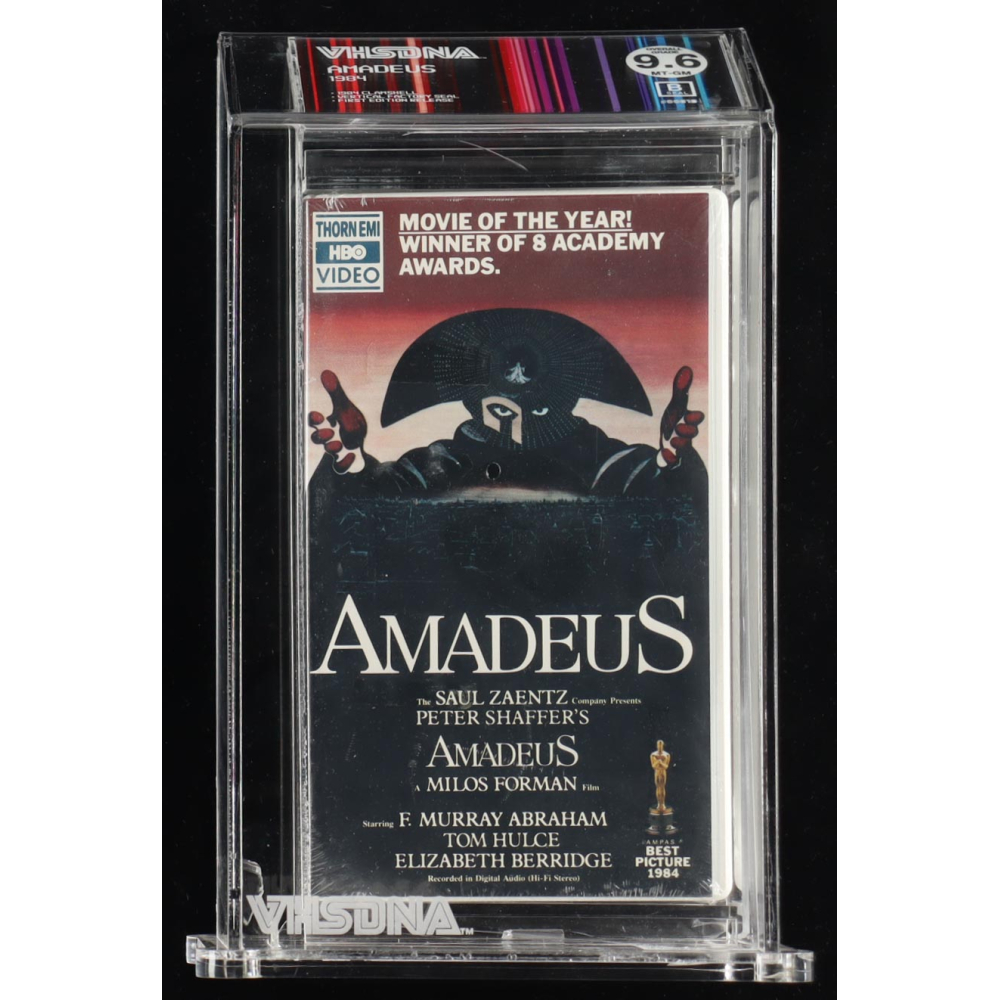 1984 "Amadeus" First Edition VHS Tape (Beckett 9.6) | Pristine Auction
