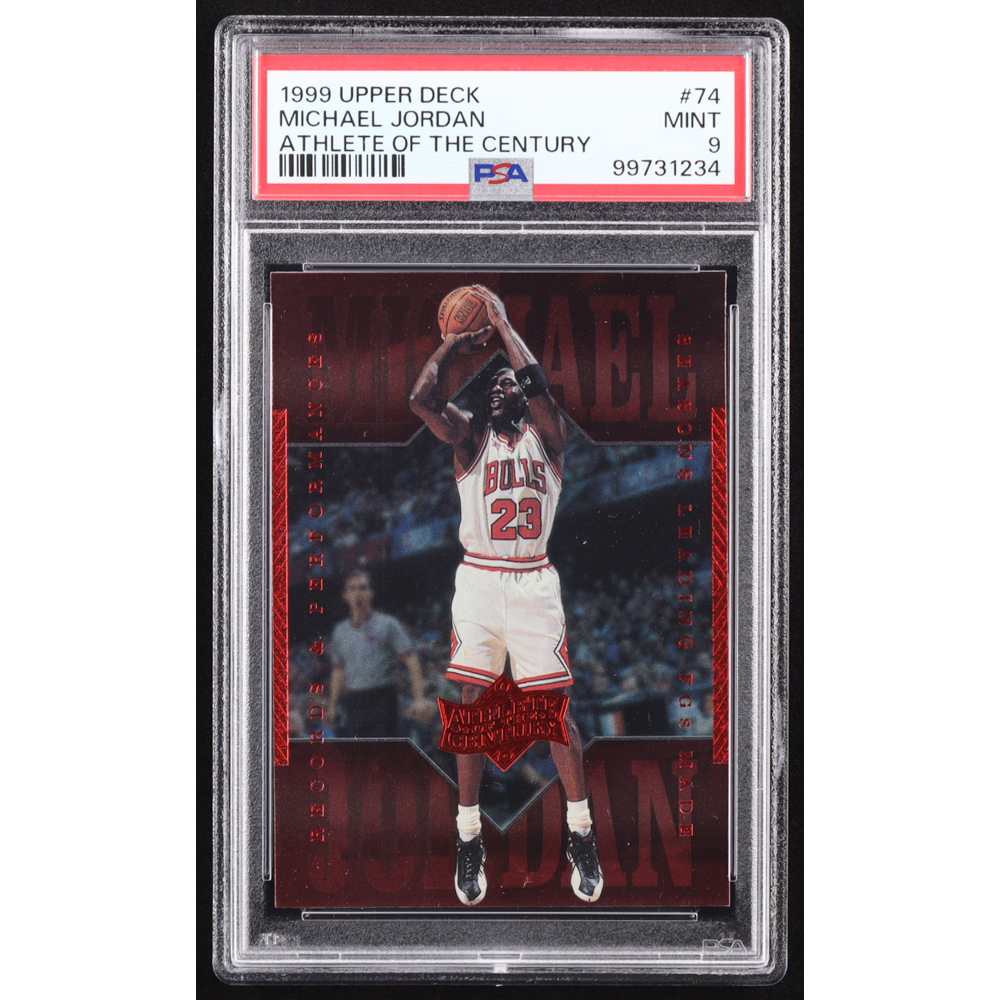 Michael Jordan 1999 Upper Deck Michael Jordan Athlete of the Century ...