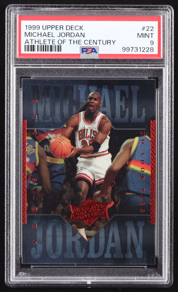 Michael Jordan 1999 Upper Deck Michael Jordan Athlete of the Century ...