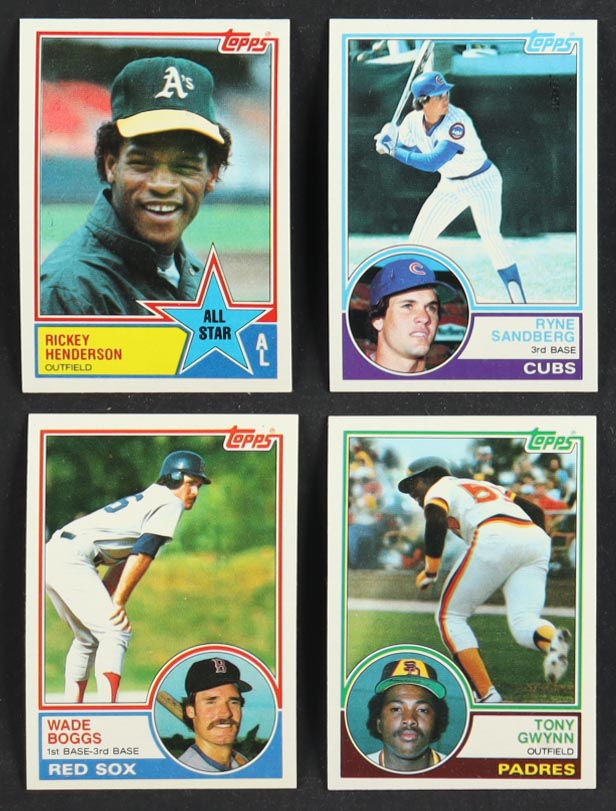 1983 Topps Baseball Complete Set Of (792) Cards With Ryne Sandberg RC ...