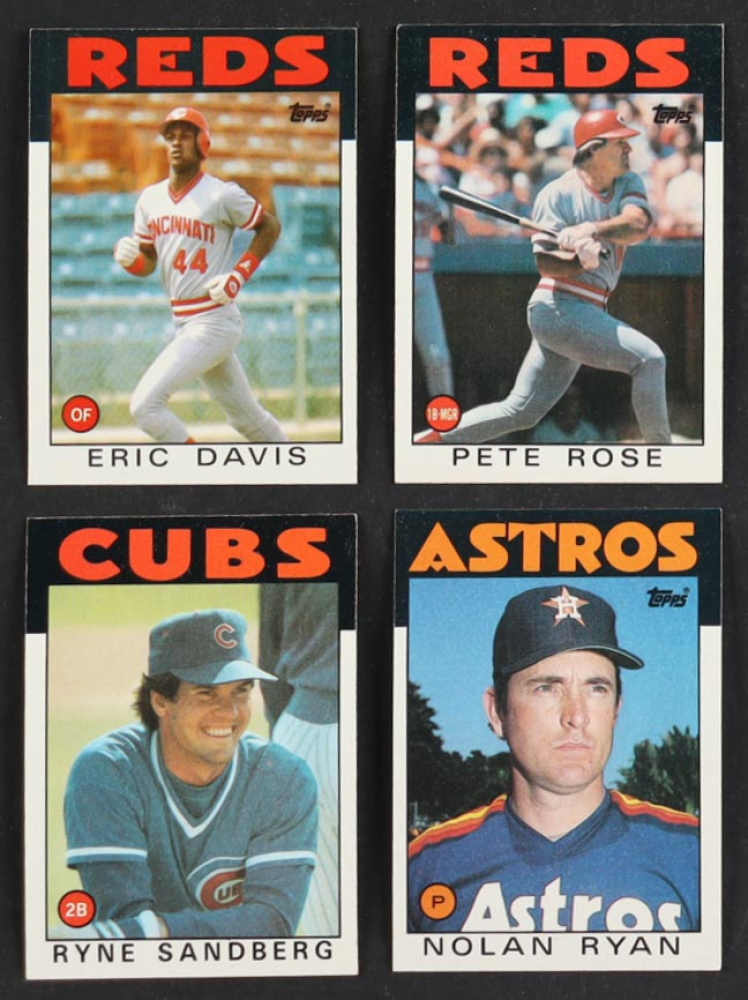 1986 Topps Complete Set of (792) Baseball Cards with Nolan Ryan #100 ...