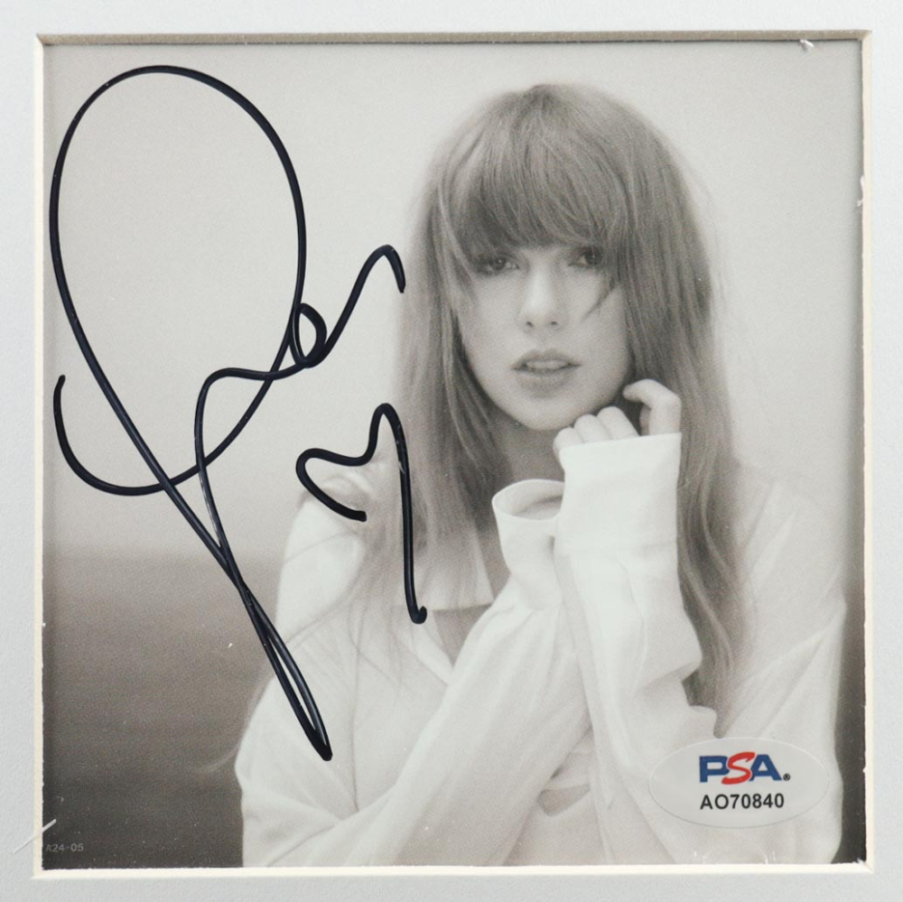 Taylor Swift Signed Custom Framed "The Tortured Poets Department" CD ...