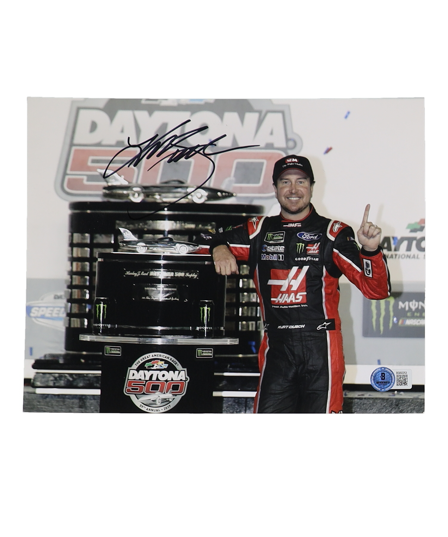 Kurt Busch Signed NASCAR 8x10 Photo (Beckett) | Pristine Auction